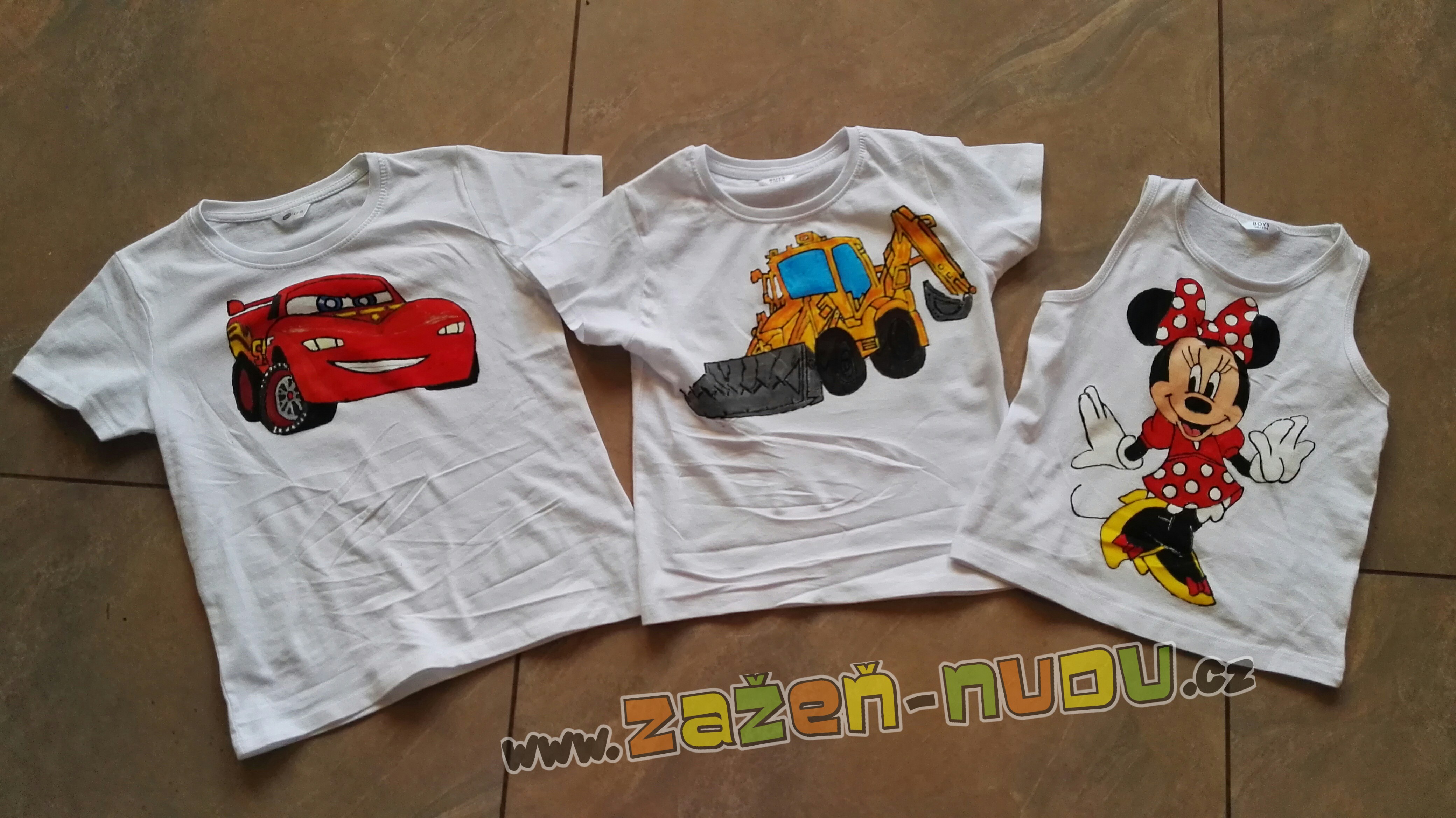 Malujeme dětská trička - Zažeň nudu