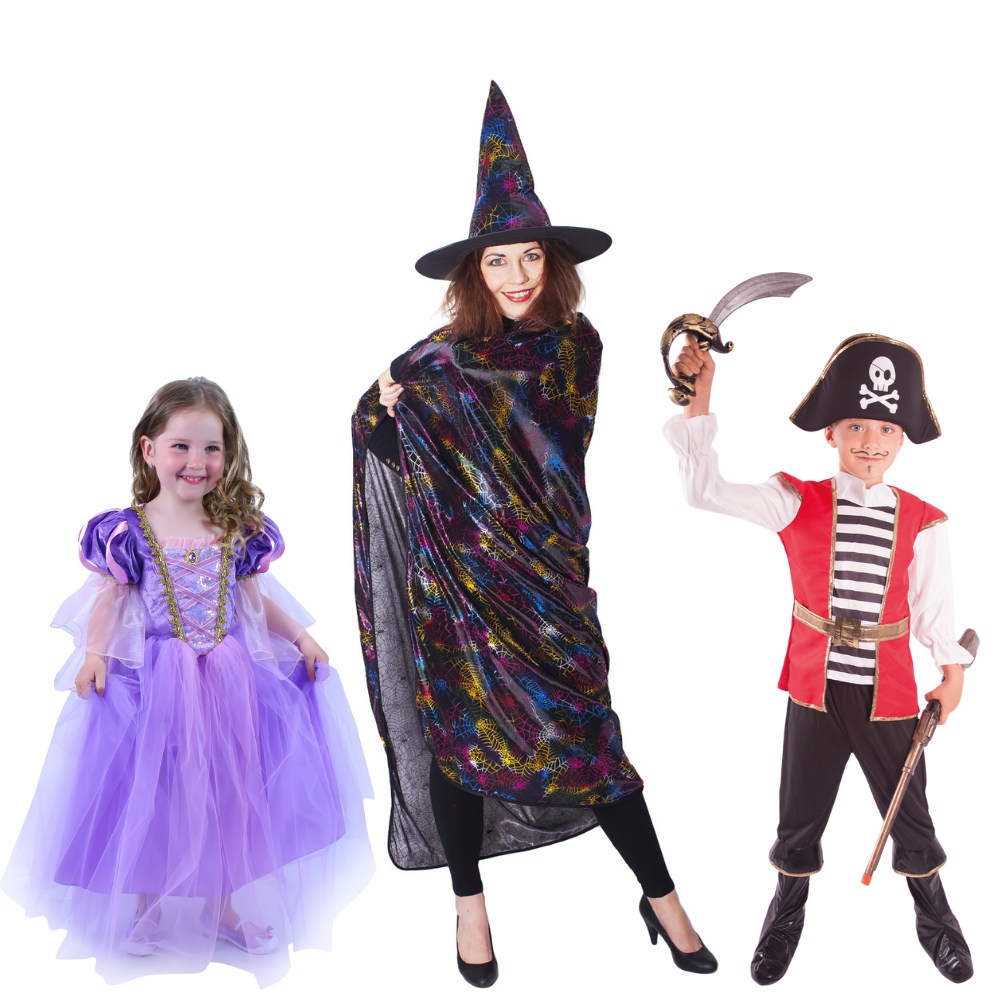 Masky na karneval tématicky - čarodějnice, piráti, indiáni i Mikuláš